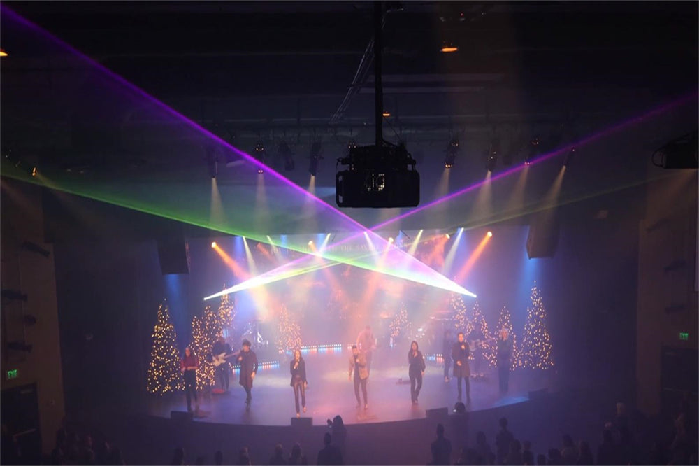 Laser Shows: How to create a laser show on a rocky mountain