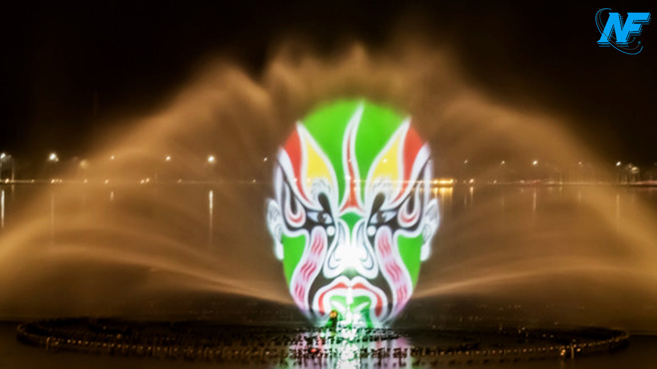 When 3D holography meets laser water shows, a unique and spectacular d