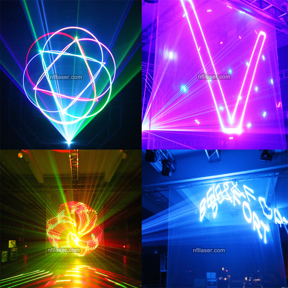 Newfeel Lasers Black Cube APP Remote Control DJ Laser Light